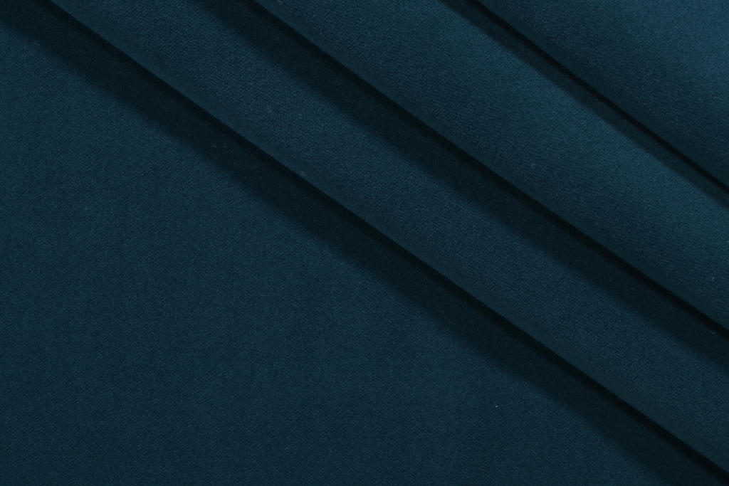 2 Yards Faye Velvet Upholstery Fabric in Peacock