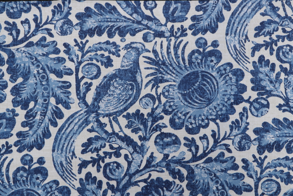 .63 Yards Williamsburg Tucker Resist Printed Polyester Outdoor Fabric ...