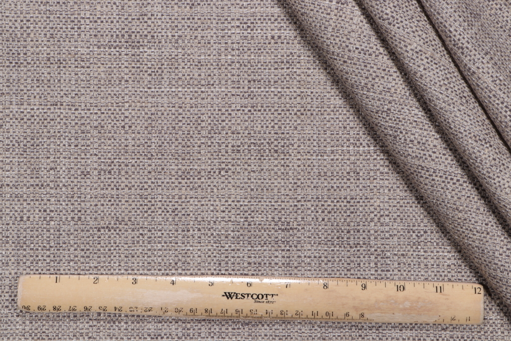 2.5 Yards Tweed Woven Upholstery Fabric in Greystone