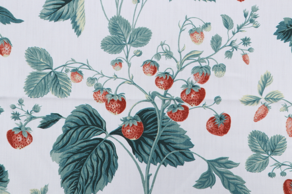 .88 Yards Richloom Berryfield Printed Cotton Drapery Fabric in Meadow