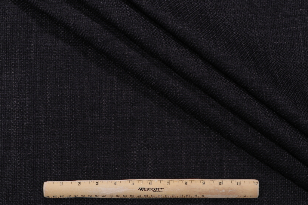1 Yard Babylon Woven Upholstery Fabric in Licorice