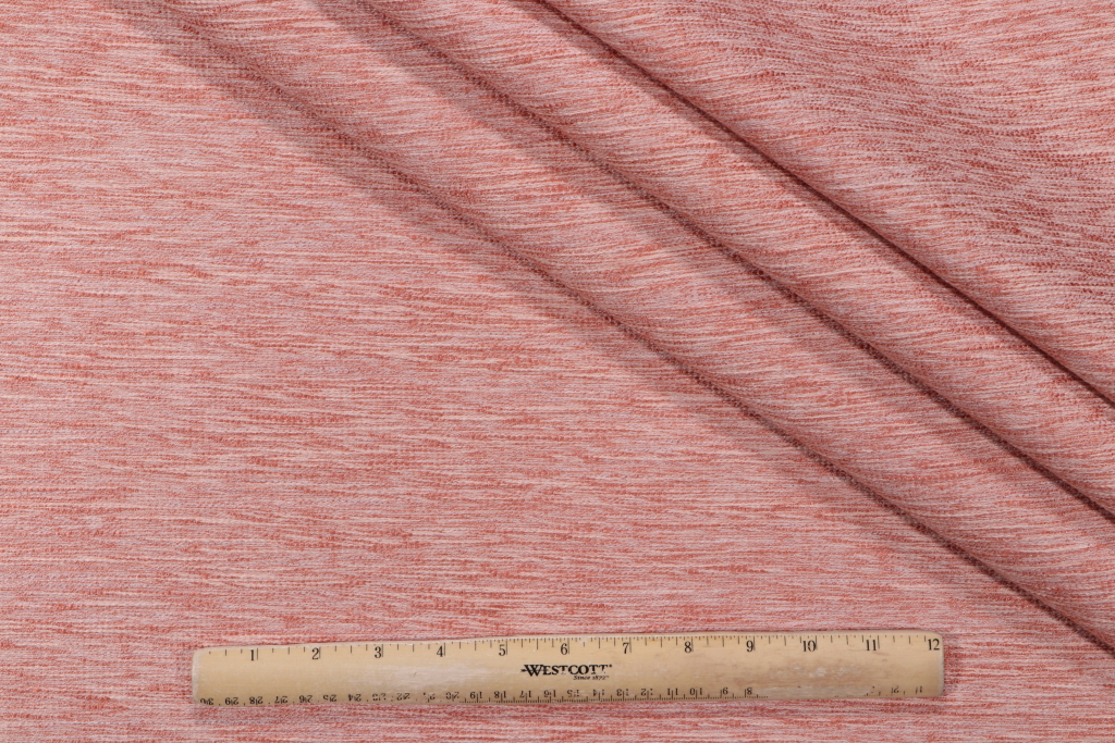 Golding Benchmark Woven Upholstery Fabric in Coral