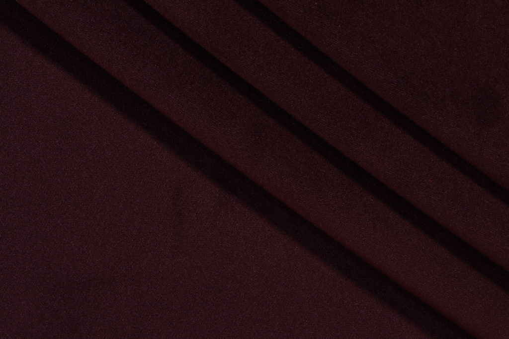 Sample of Kaufmann Performance Velvet Upholstery Fabric in Merlot