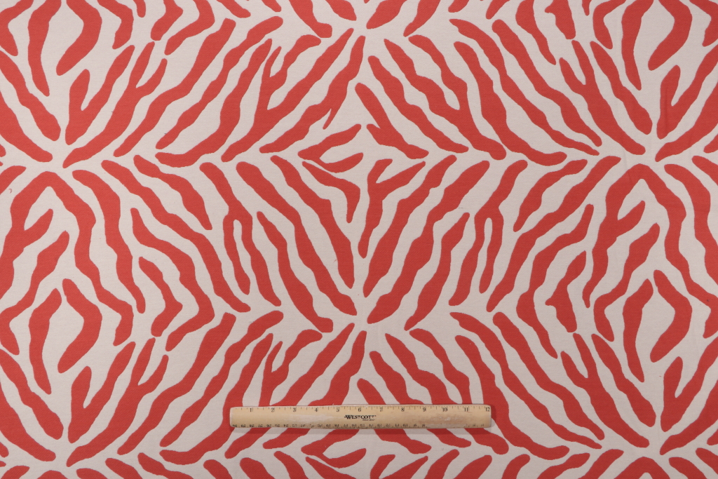 Sample of Carillo Tapestry Upholstery Fabric in Persimmon