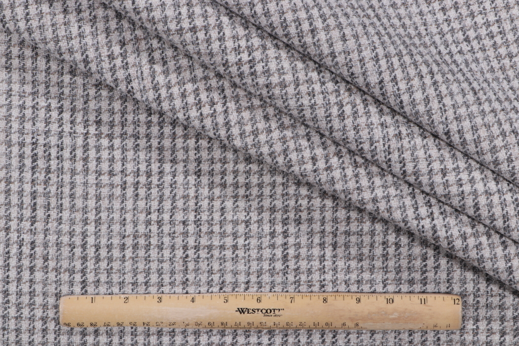 10.75 Yards Melton Woven Upholstery Fabric in Stone