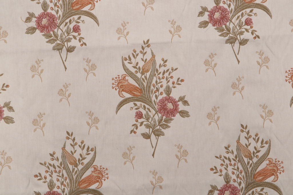 1.13 Yards Robert Allen Villa Arese Tapestry Upholstery Fabric in Cypress