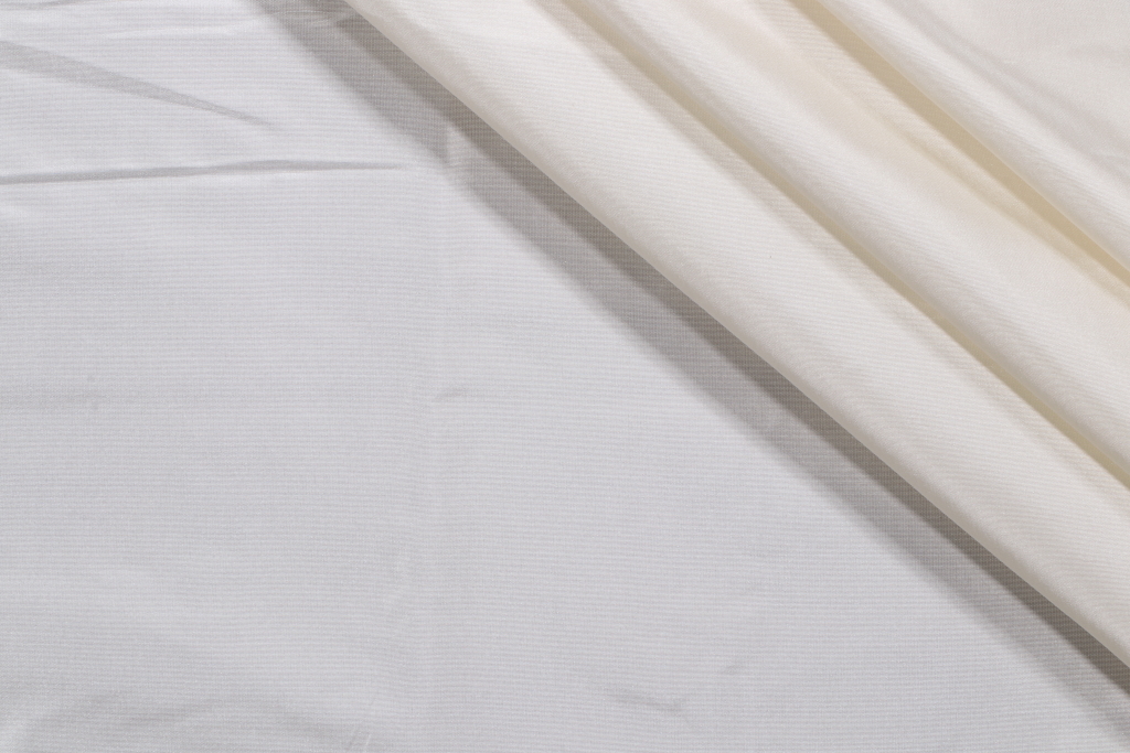 1 Yard Poly Sateen Drapery Fabric in Ivory