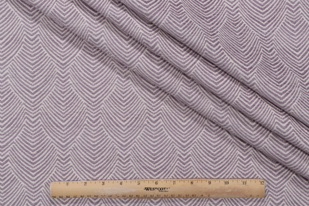 5 Yards Fishbone Upholstery fabric in Lilac
