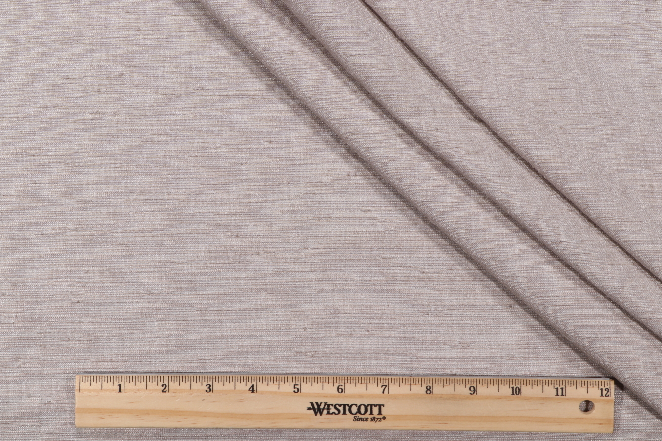 1 Yard Richloom Voltaire Woven Decorator Fabric in Silver