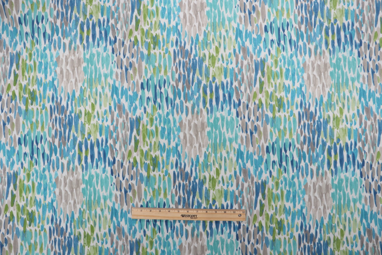 14 Yards Kelly Ripa Make it Rain Printed Polyester Outdoor Fabric in ...