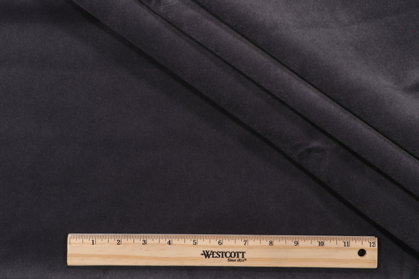 2 Yards Banks Velvet Upholstery Fabric in Flannel