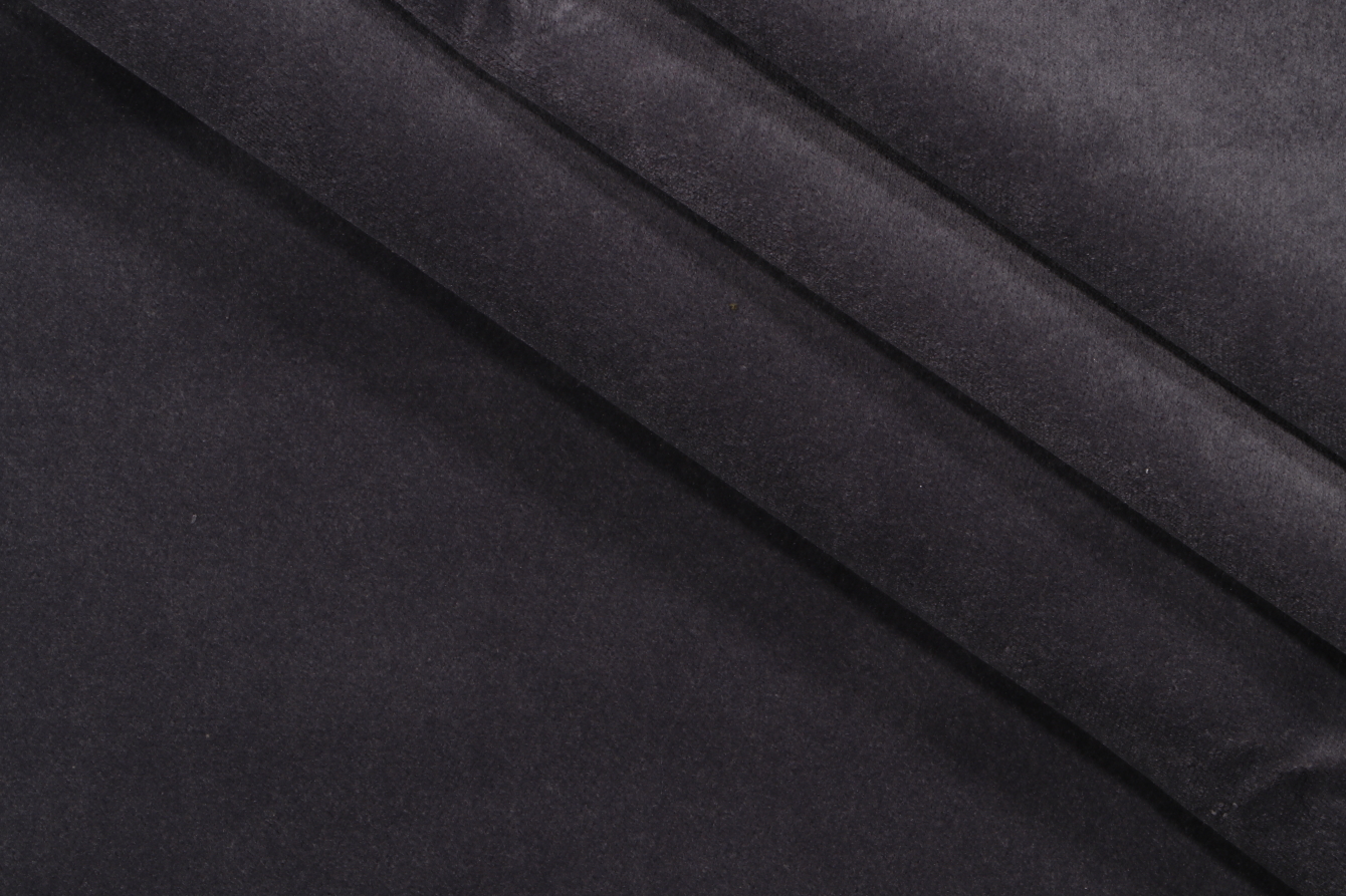 2 Yards Banks Velvet Upholstery Fabric in Flannel