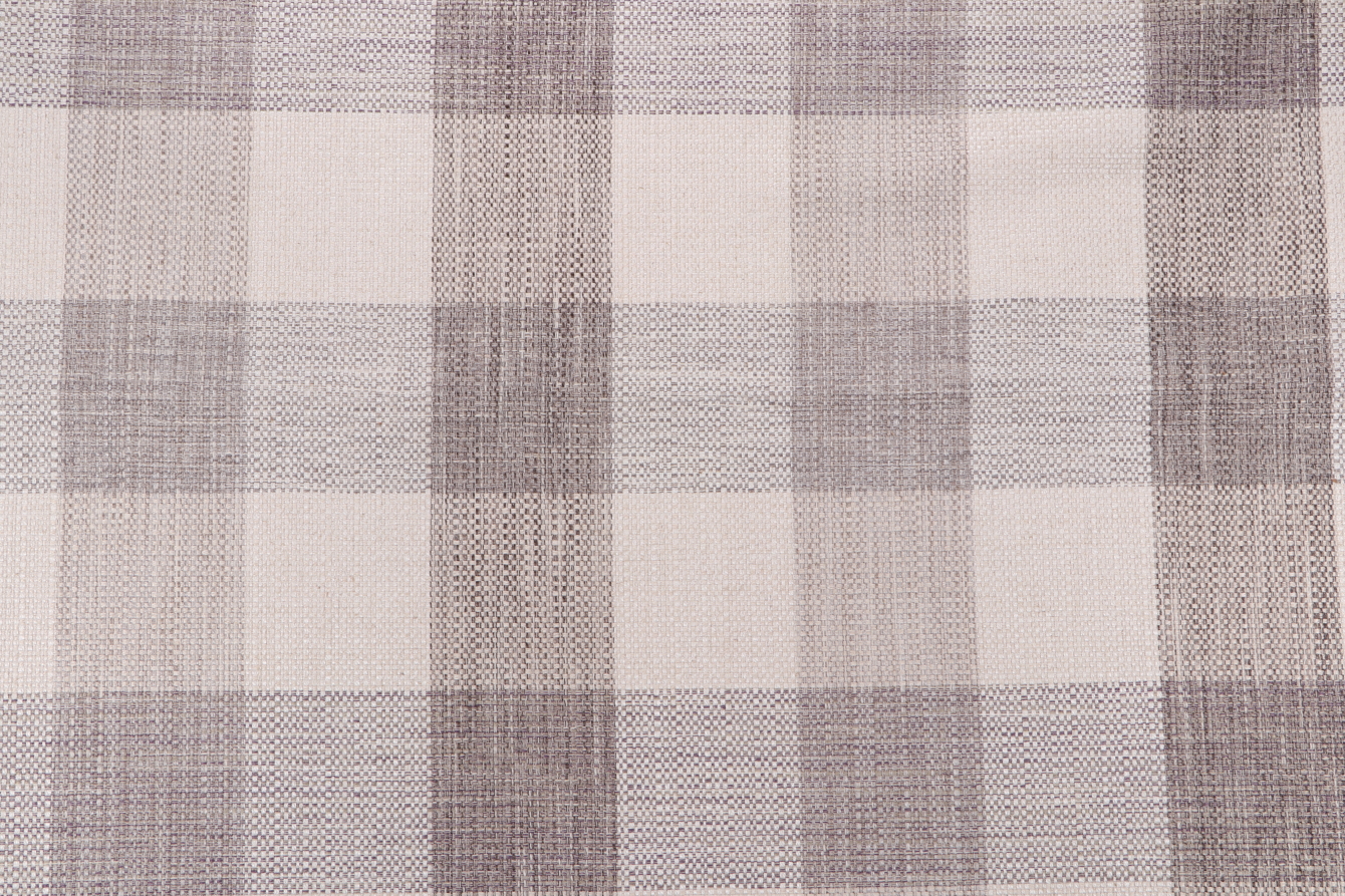 1 Yard Richloom Plateau Woven Plaid Decorator Fabric in Greystone