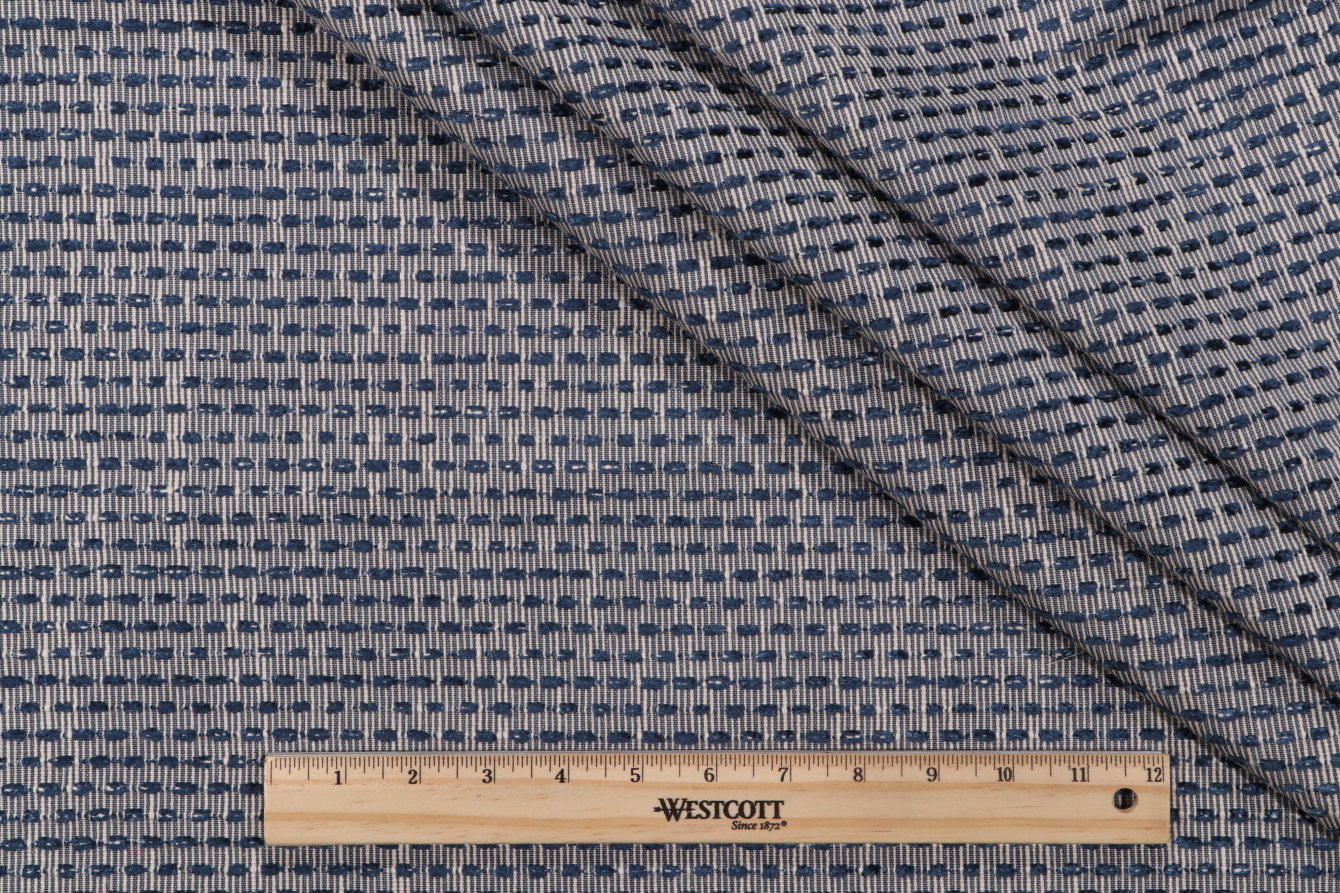 Golding Taylor Woven Chenille Upholstery Fabric in Midnight