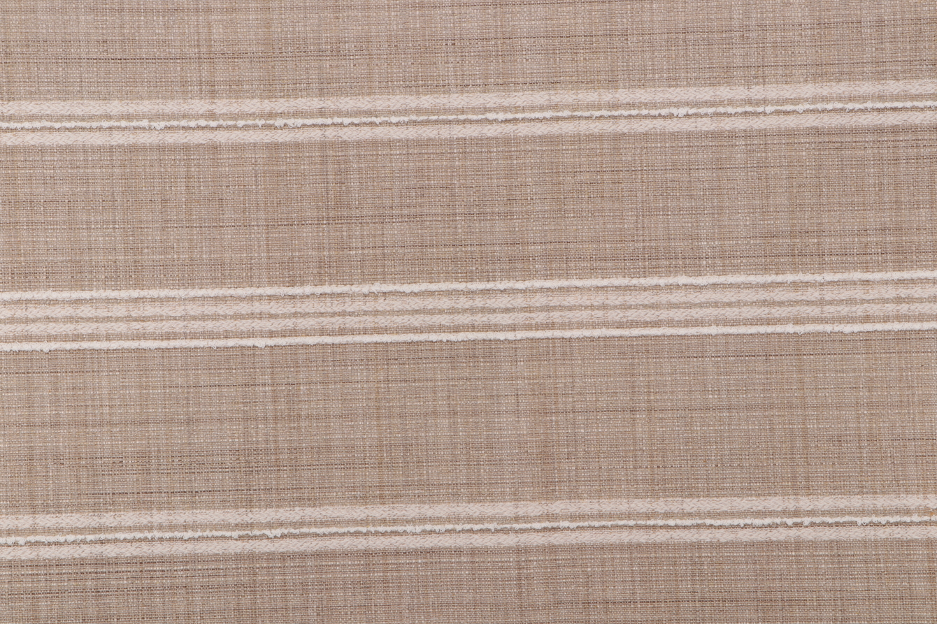 5.75 Yards Crypton Stripe High Performance Woven Upholstery Fabric in Linen