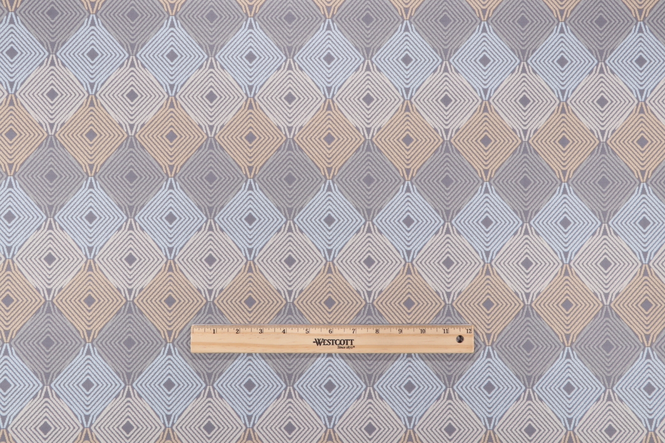 6.13 Yards Momentum Textiles Lasso Printed Vinyl Upholstery Fabric in Cliff