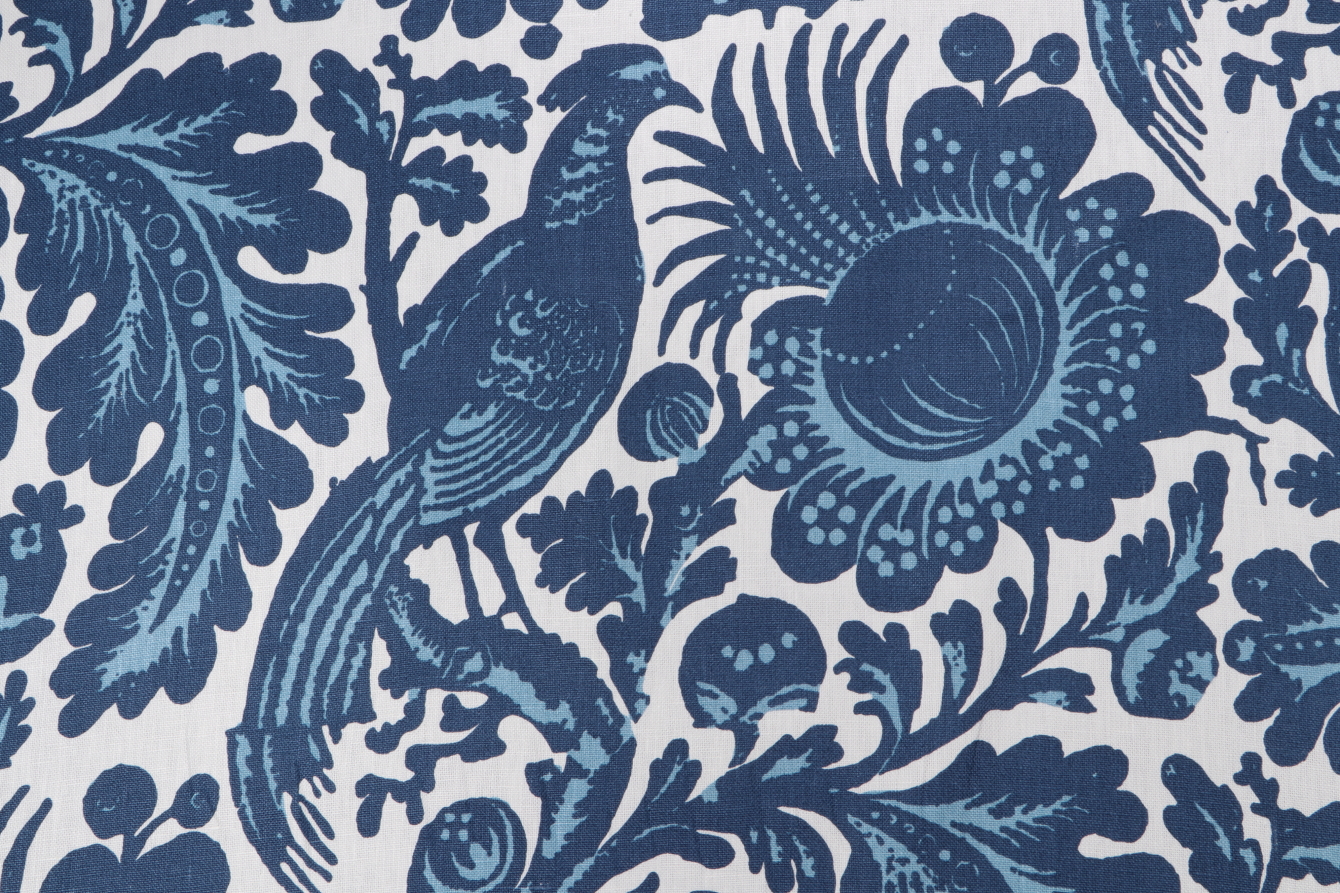 Scalamandre Resist Print 6218 Printed Linen Drapery Fabric in Light and ...