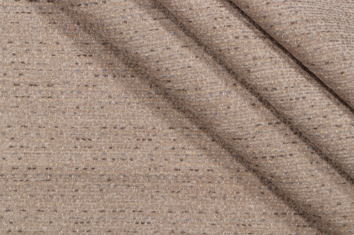 1 Yard Crypton Dalmatian High Performance Woven Upholstery Fabric in Flax