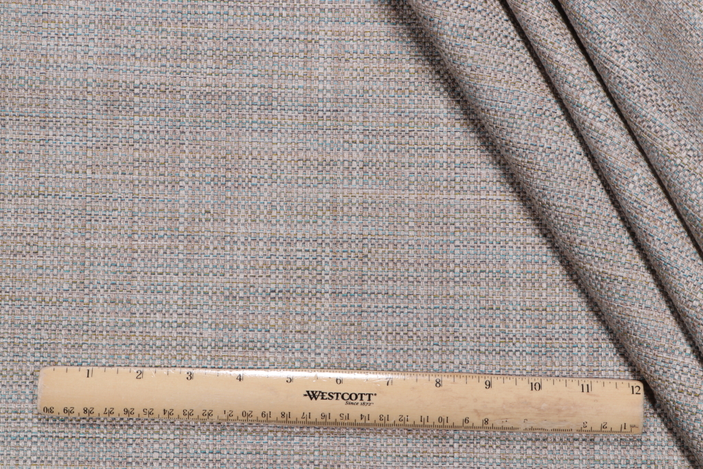 2.63 Yards Richloom Madras Woven Upholstery Fabric in Beach