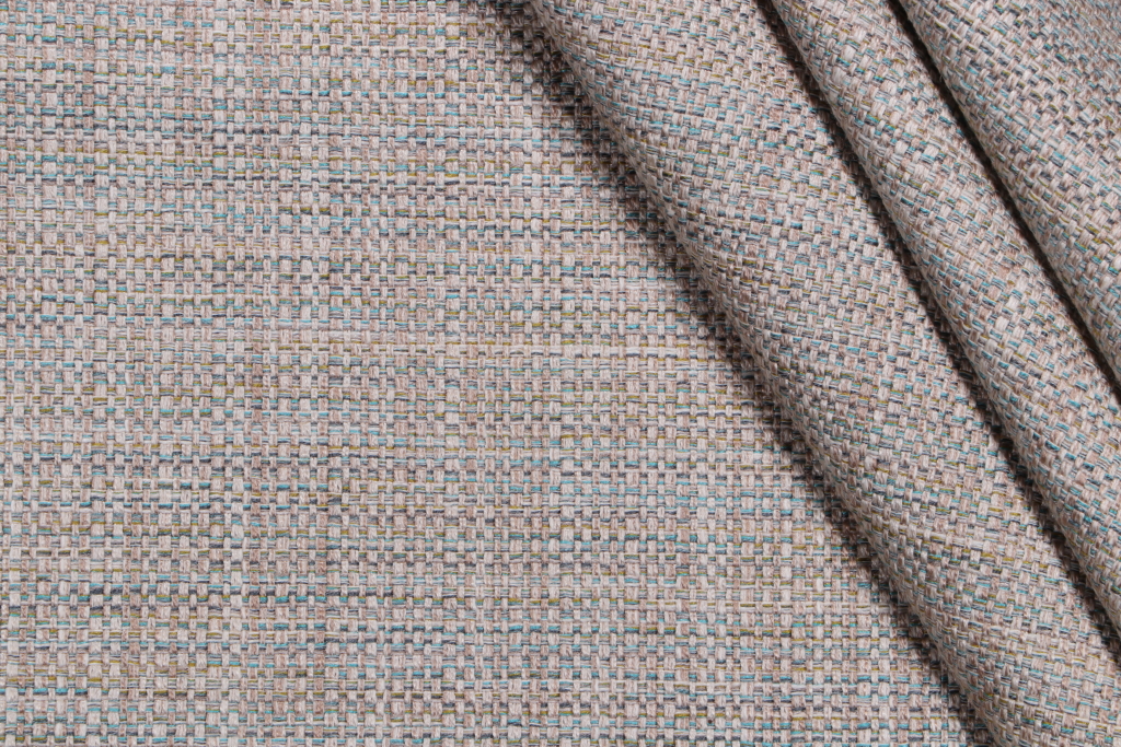 2.63 Yards Richloom Madras Woven Upholstery Fabric in Beach
