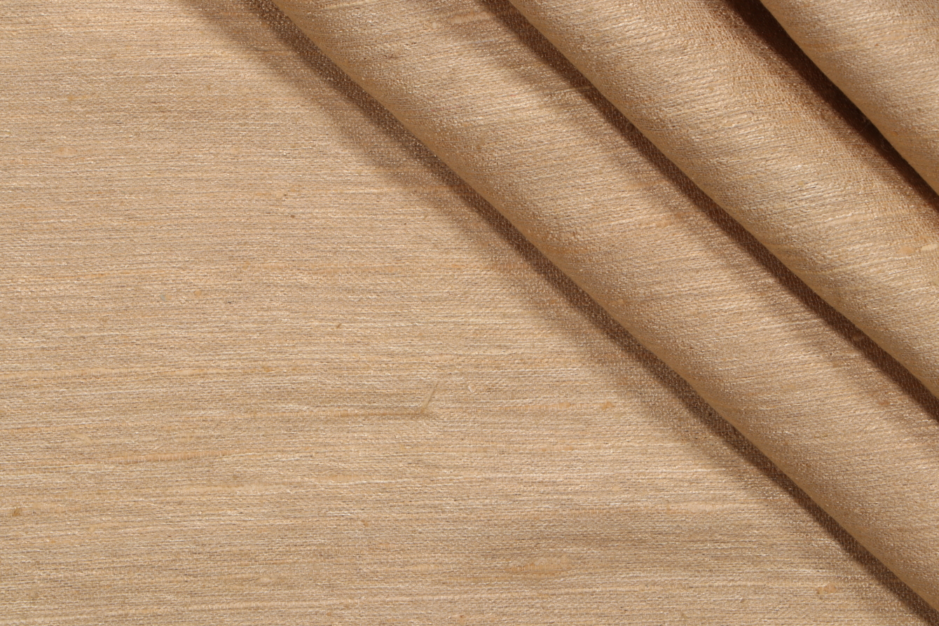 .75 Yards Assam Silk Woven Drapery Fabric in Gold