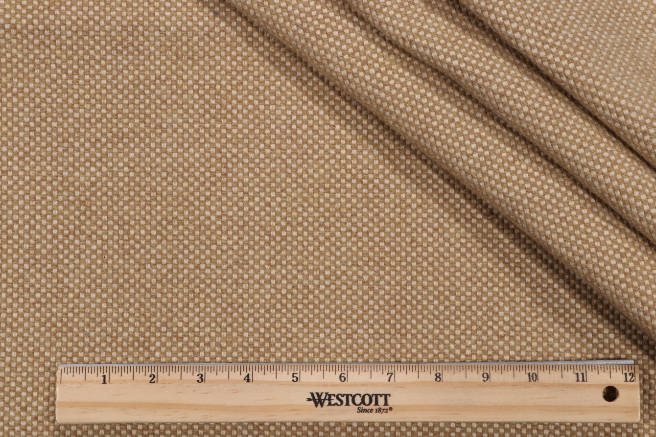 .63 Yards Nick Woven Upholstery Fabric in Oatmeal