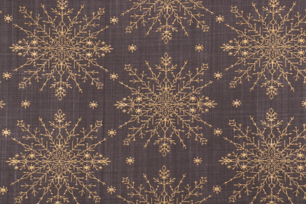 0.75 Yards Stof France Starfreeze Printed Cotton Drapery Fabric in ...