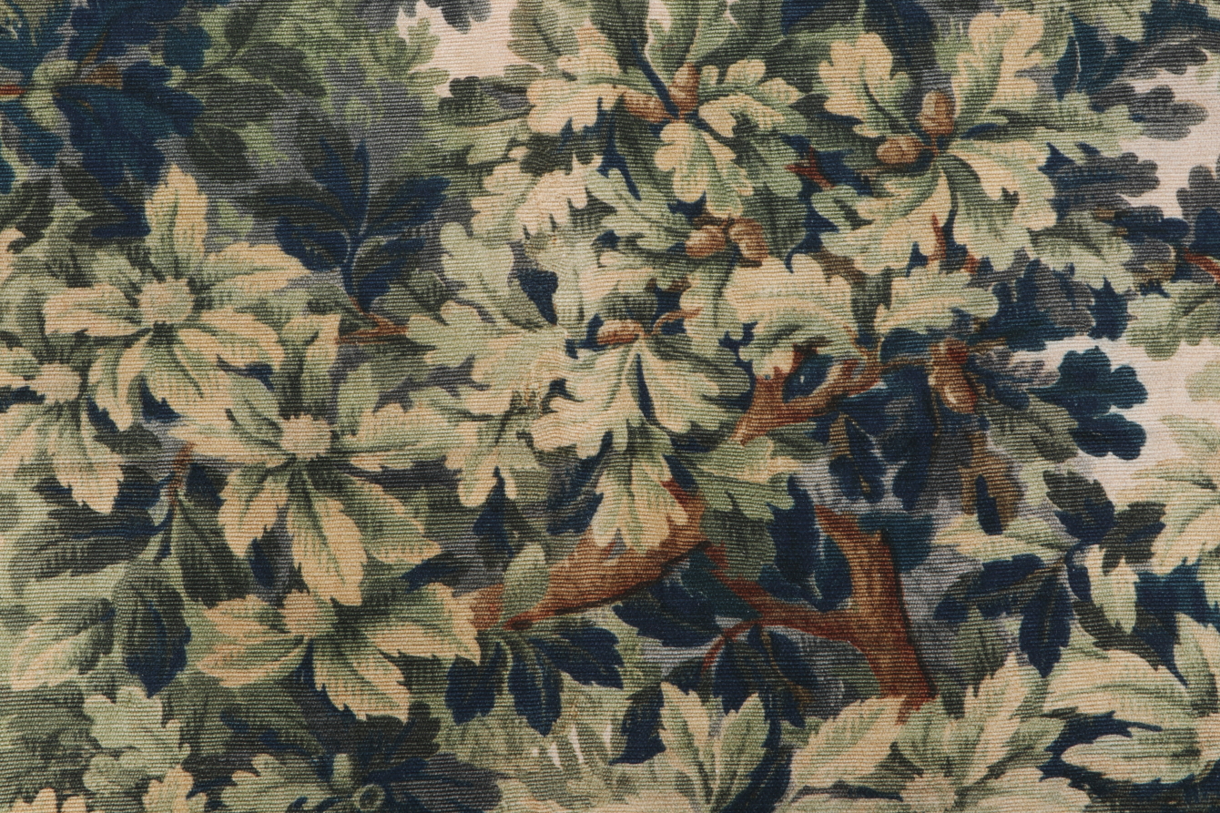 .75 Yards Old World Weavers Bois De Chene Printed Cotton Drapery Fabric ...