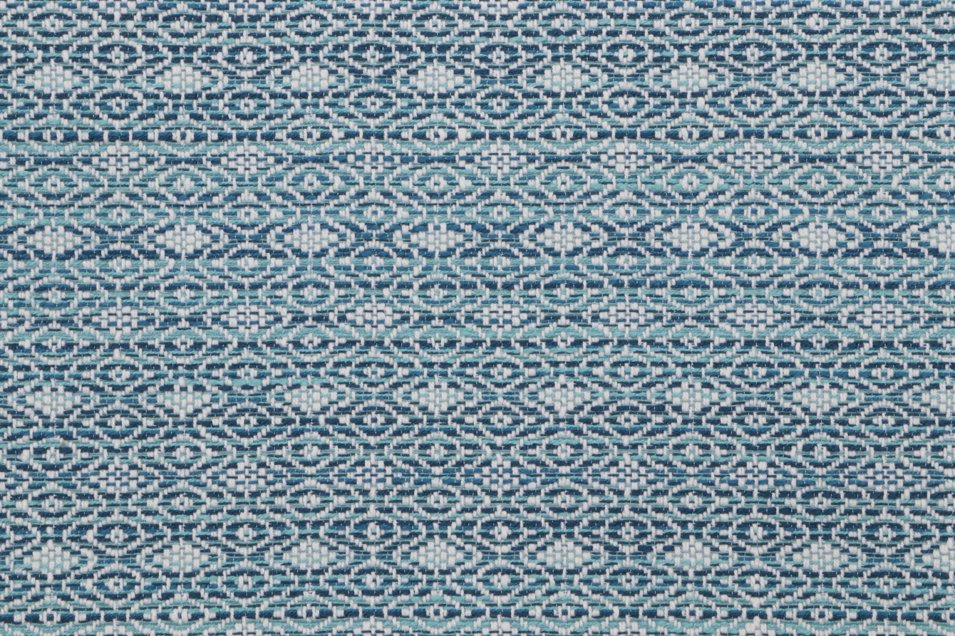 3.5 Yards Katrina Woven Upholstery Fabric in Ocean
