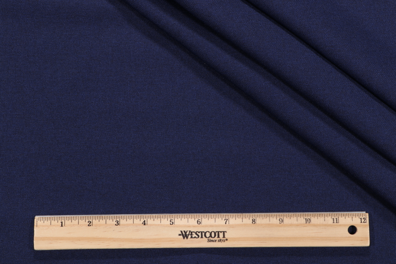 1.75 Yards Solartex Solid Woven Outdoor Fabric in Poseidon Blue