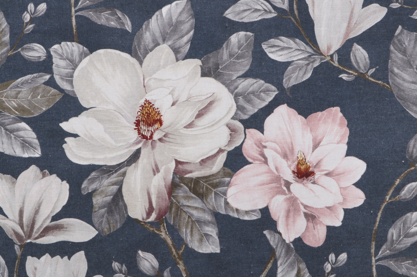 Vilber Magnolia 3017.80 Printed Cotton Drapery Fabric