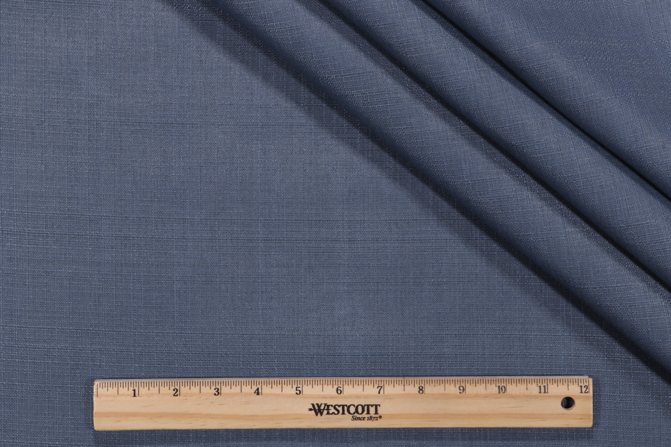 1 Yards Solartex Woven Outdoor Fabric in Steel Blue