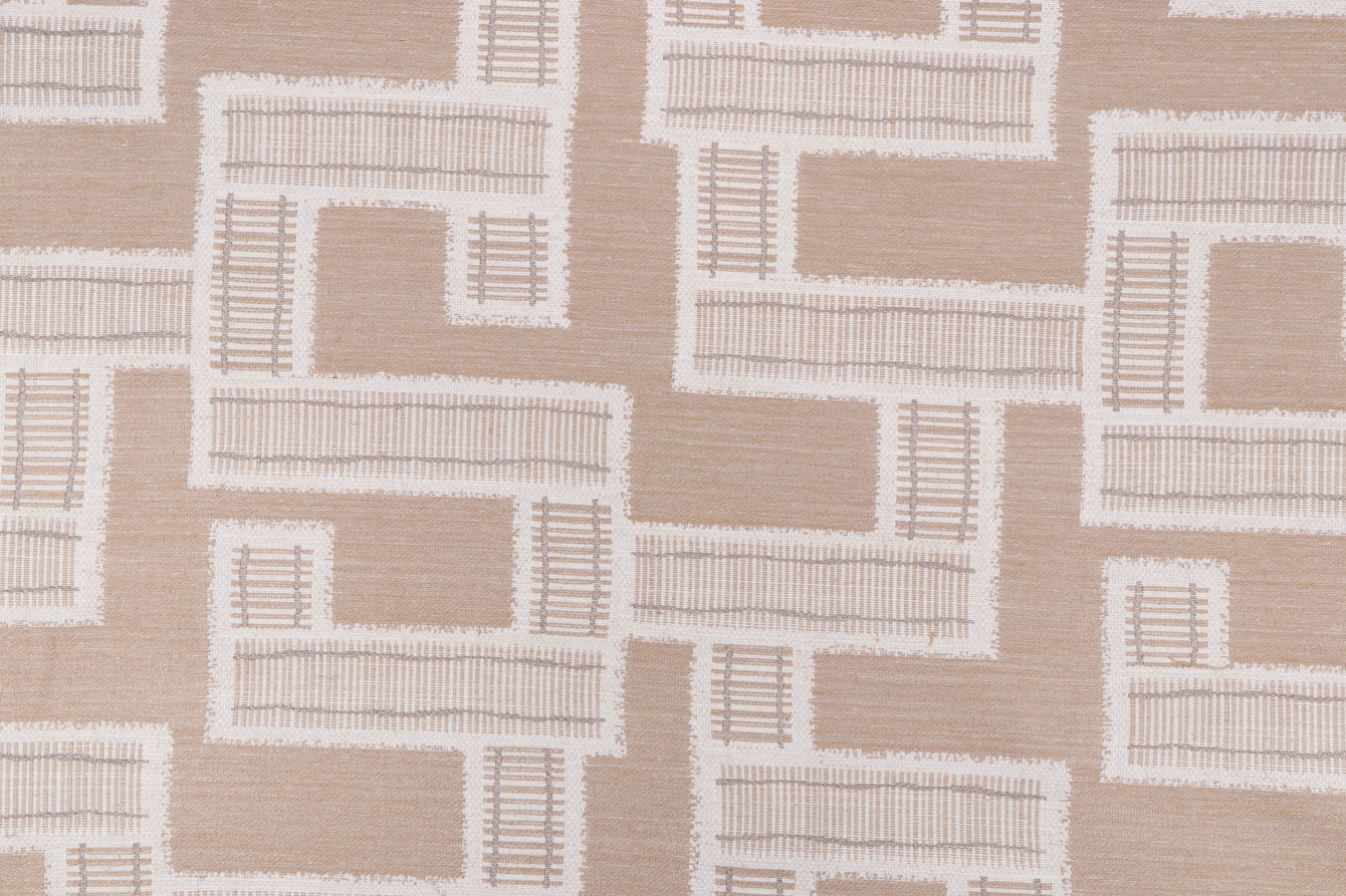 PK Lifestyles Express Track Woven Upholstery Fabric in Linen