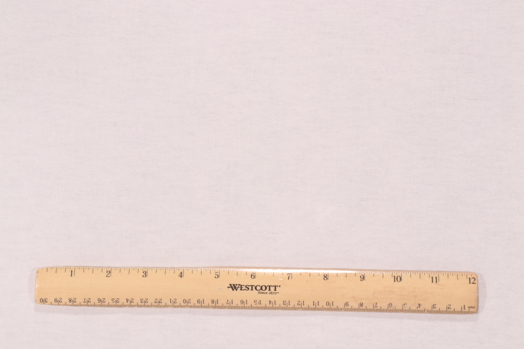 2.88 Yards Hanes Cotton Flannel Interlining Drapery Lining in White
