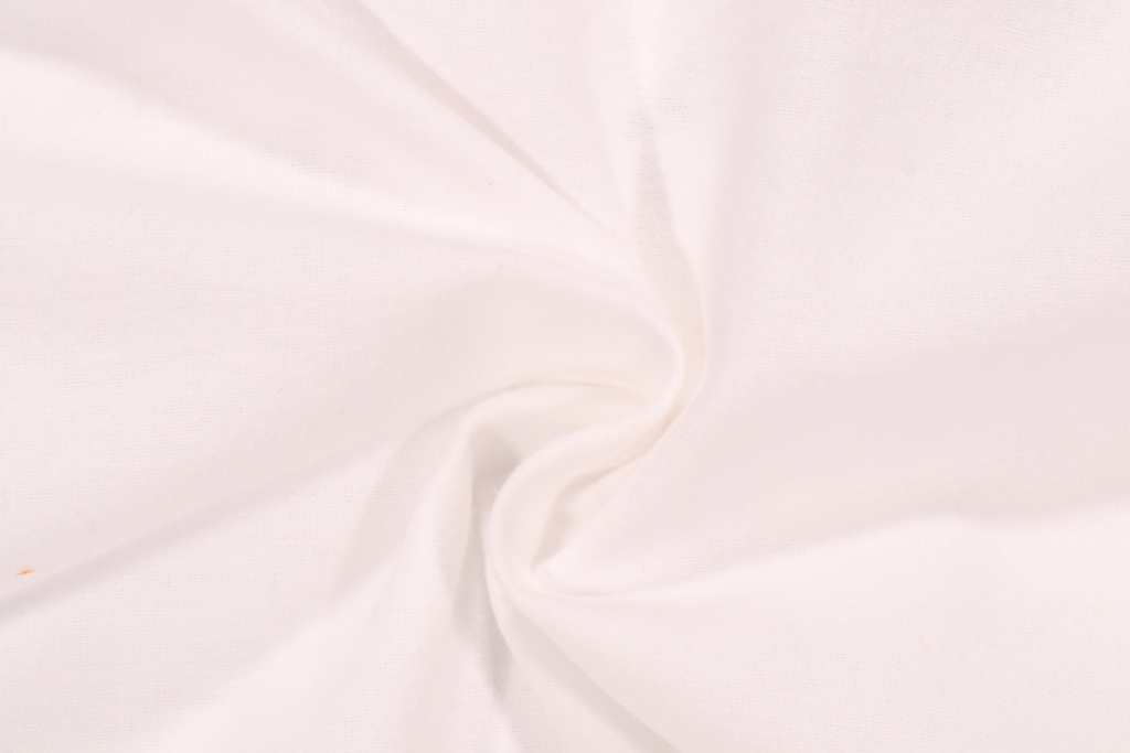2.88 Yards Hanes Cotton Flannel Interlining Drapery Lining in White