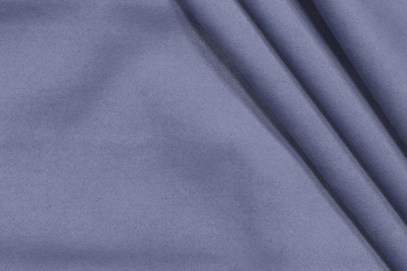 1.5 Yards Scalamandre UltraSuede Upholstery Fabric in Slate Blue