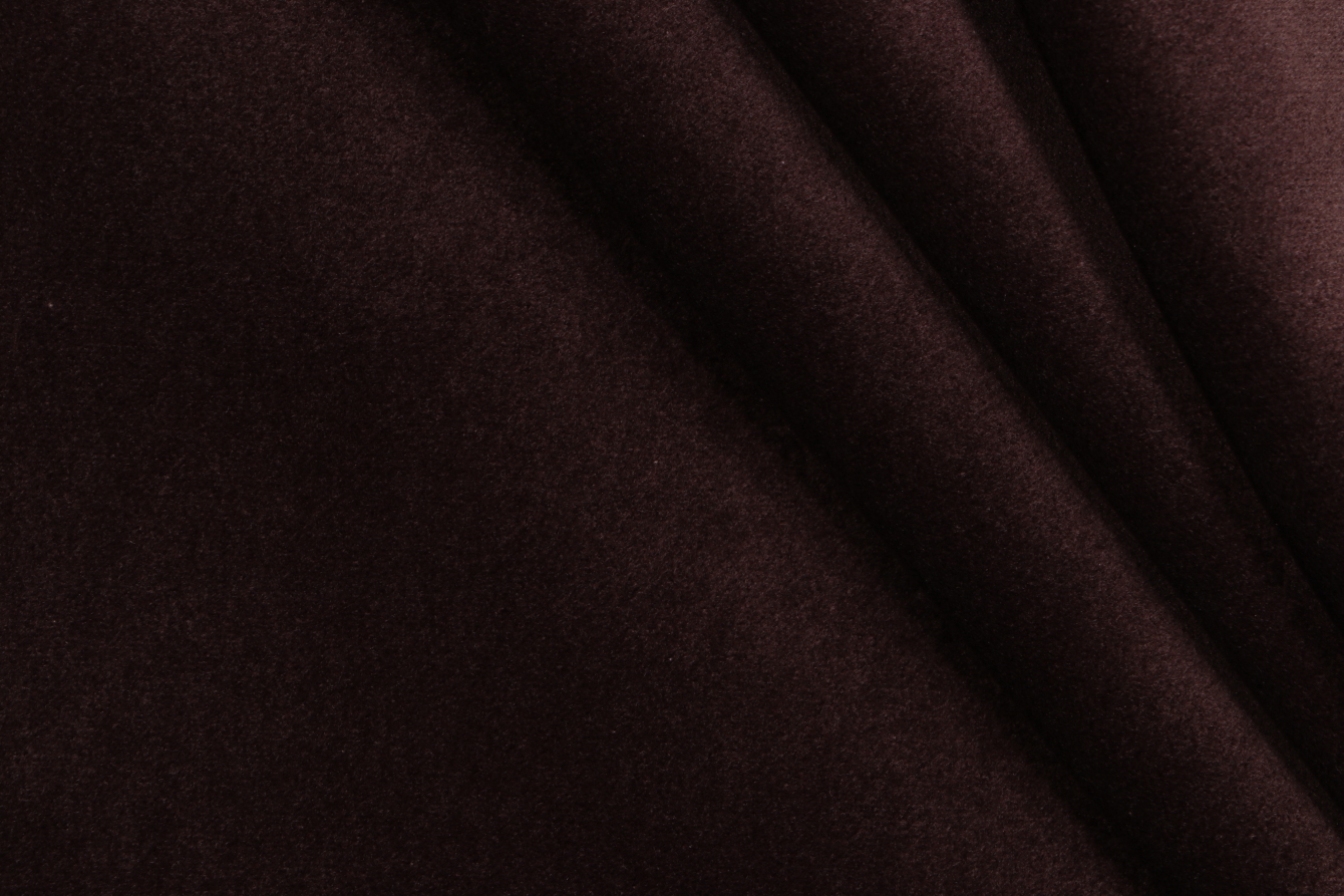 14 Yards Banks Velvet Upholstery Fabric in Mahogany