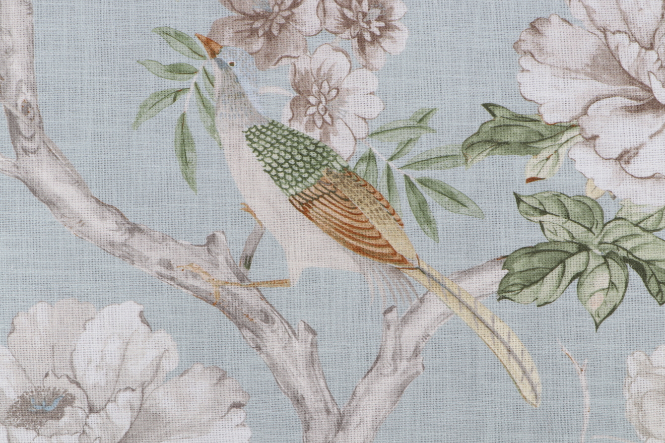 Covington Eliana Printed Cotton Drapery Fabric in 503-Serenity