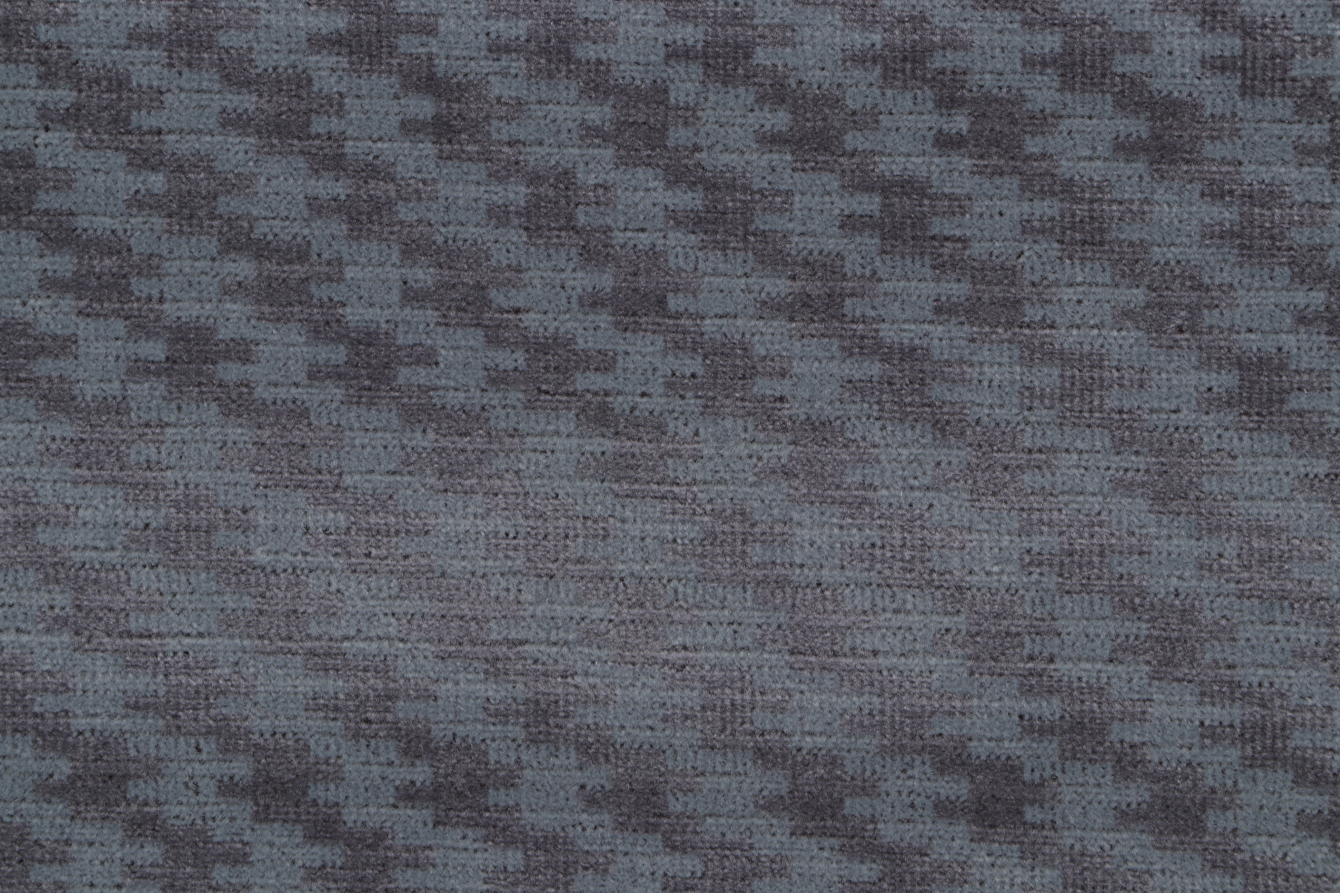 4 Yards Scalamandre Velvet Upholstery Fabric in Slate Blue