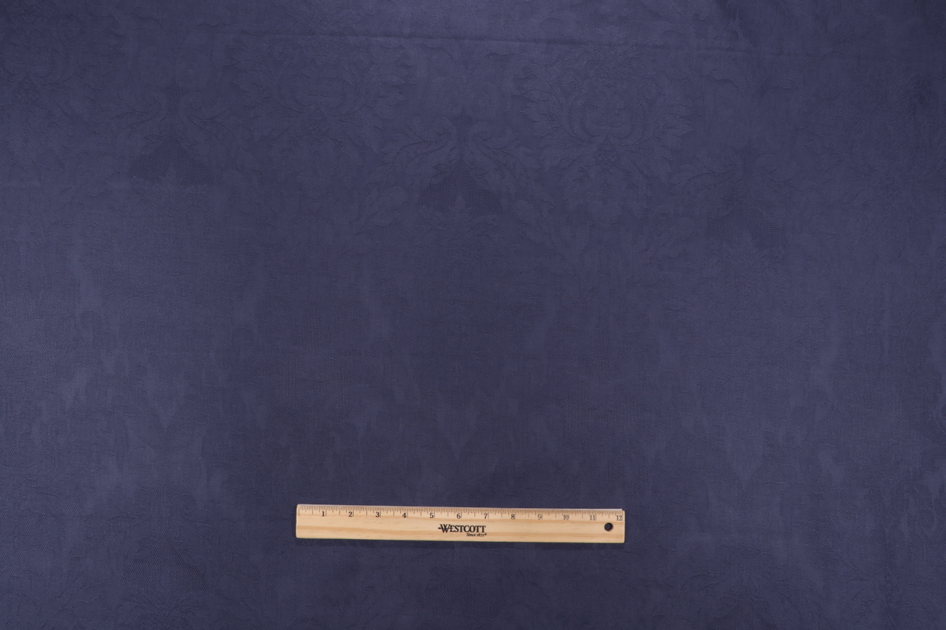 5 Yards Scalamandre Damask Upholstery Fabric in Bluebell