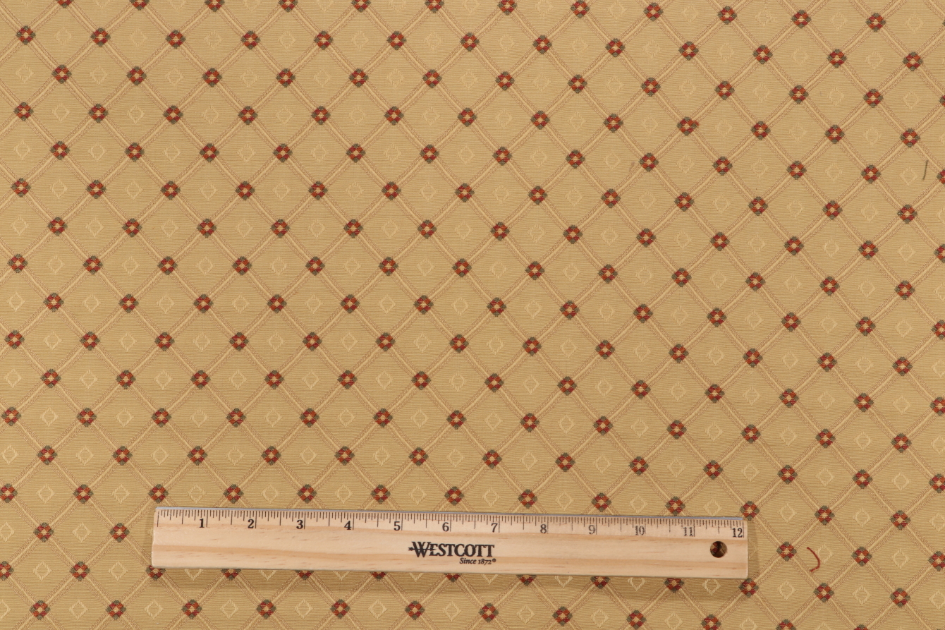 12 Yards Scalamandre Georgetown Woven Upholstery Fabric in Quince