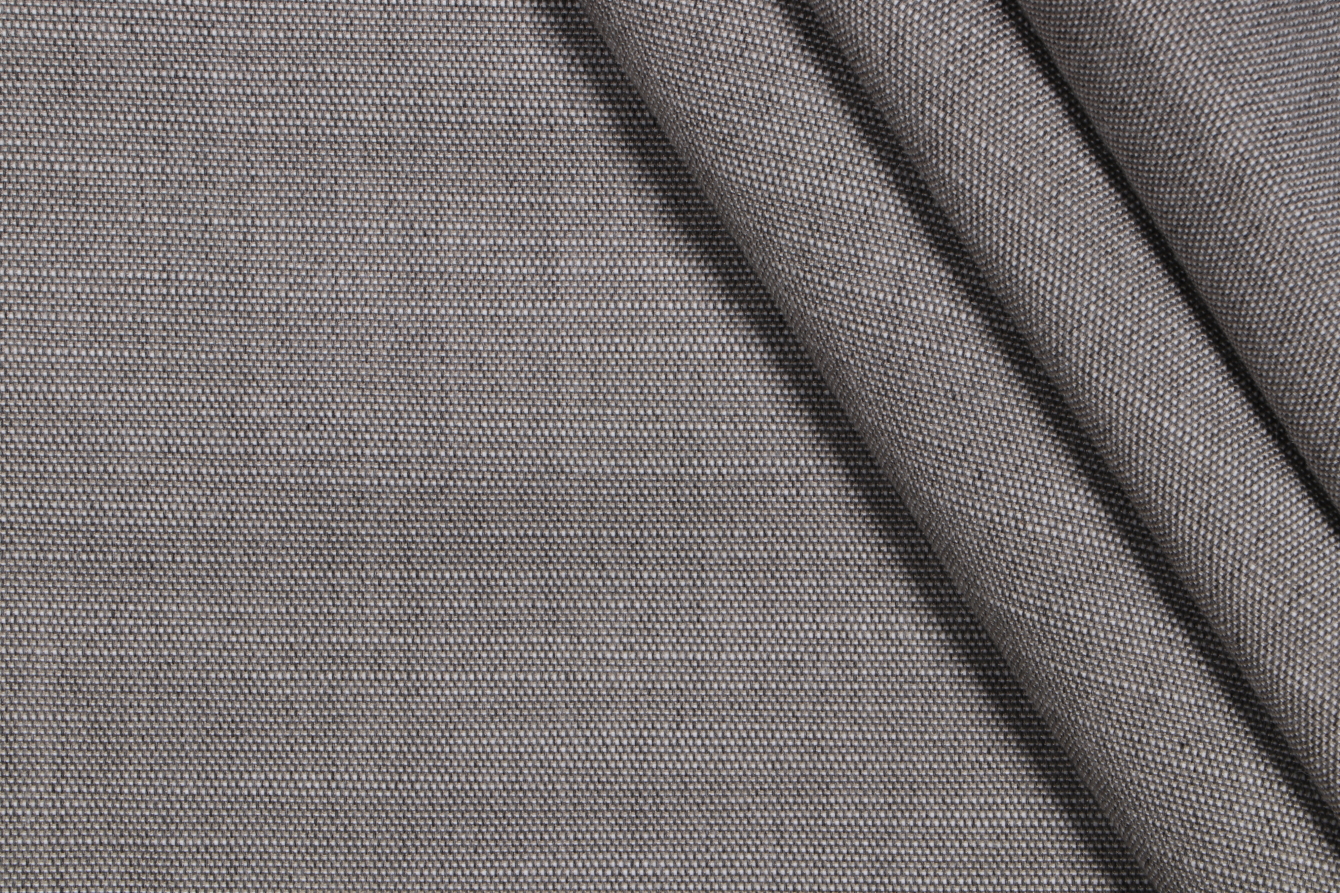 1 Yard Slubby Woven Outdoor Fabric in Cement