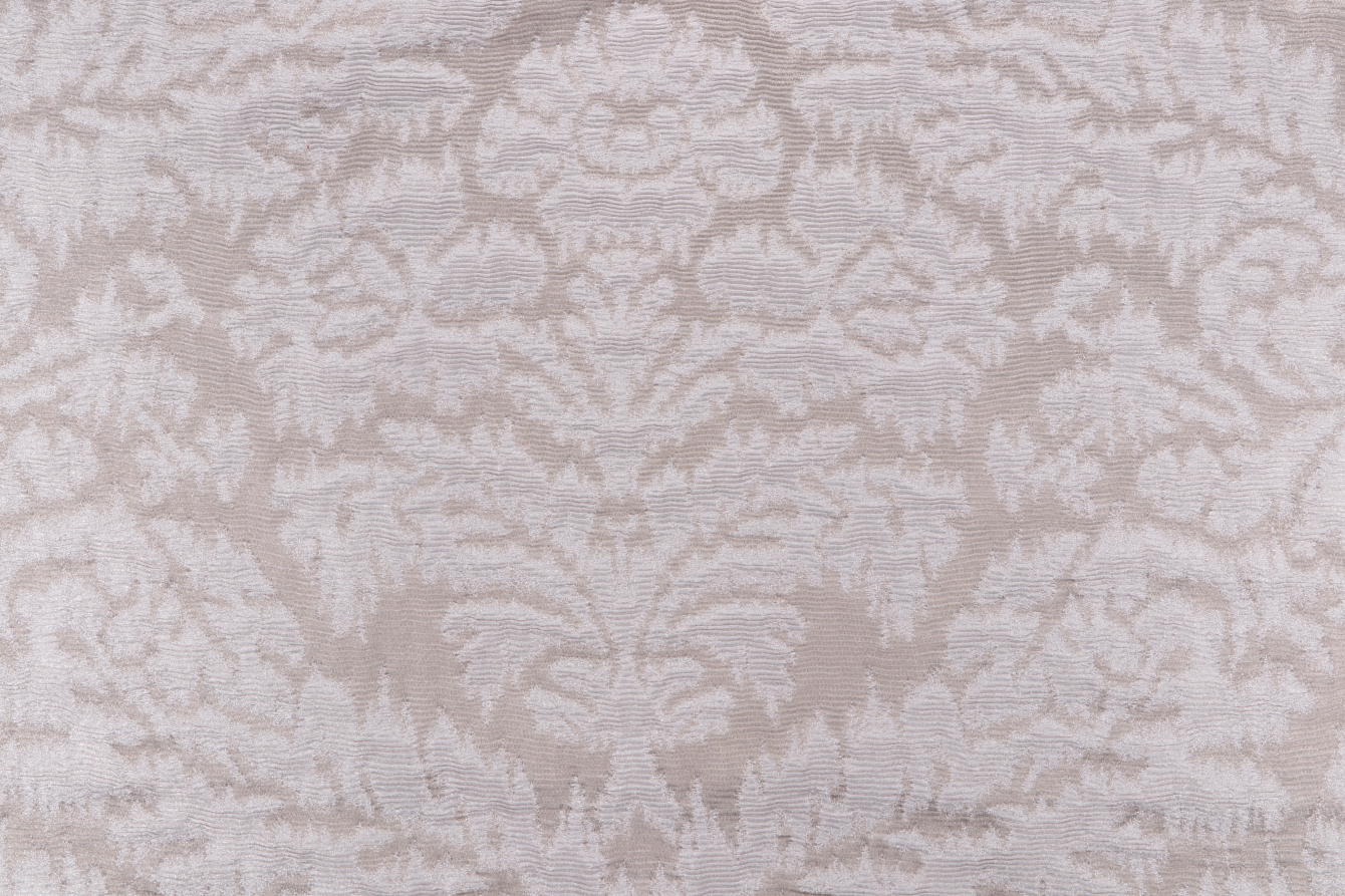 1 Yard Scalamandre Silk Damask Decorator Fabric in Dove