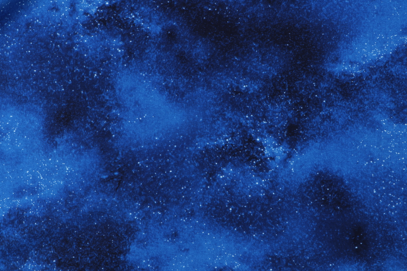 Fabrics Of SoHo Winter Light - Starry Sky Printed Cotton Craft Fabric ...