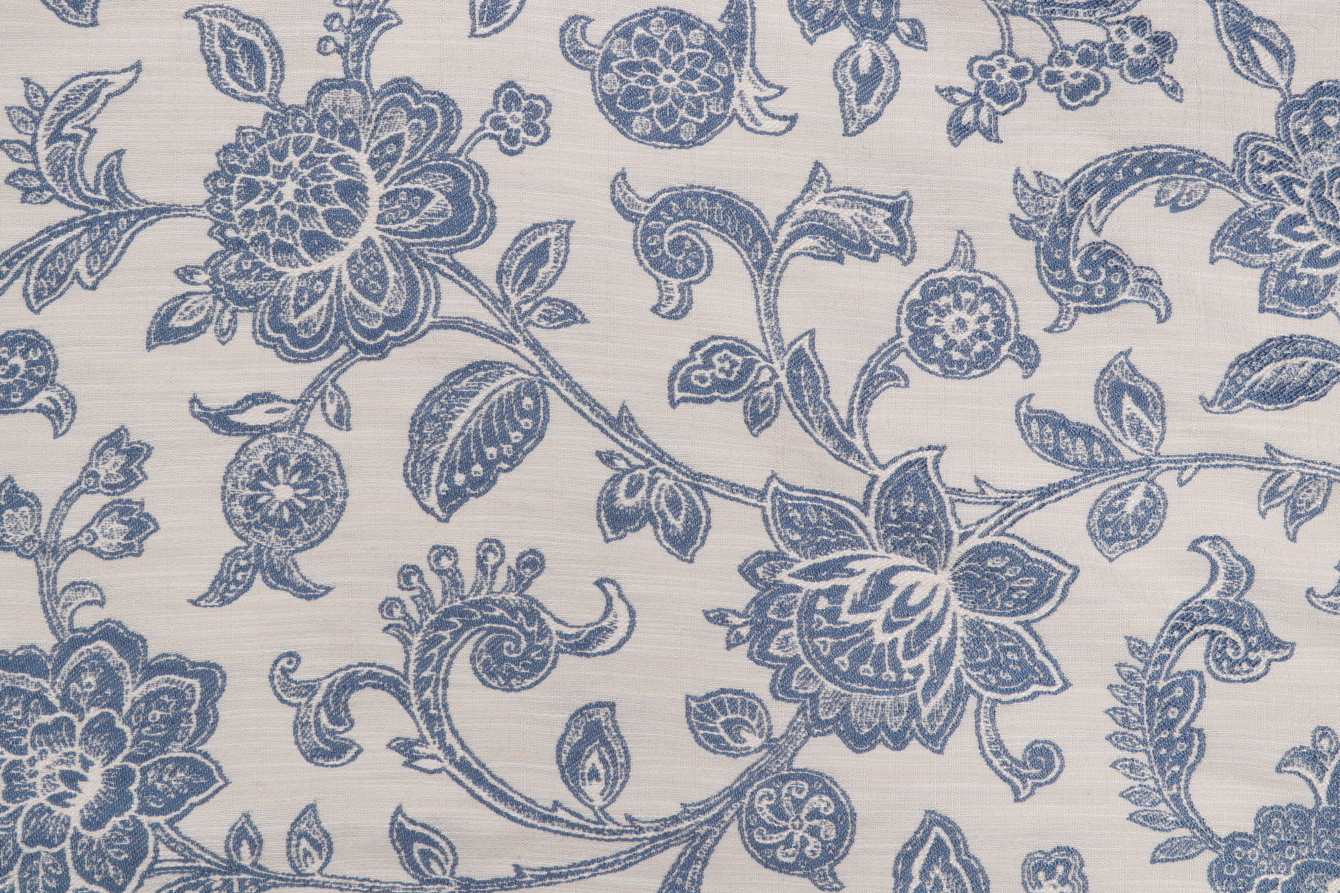 1.25 Yards Covington Courtney Woven Upholstery Fabric in 15-Chambray