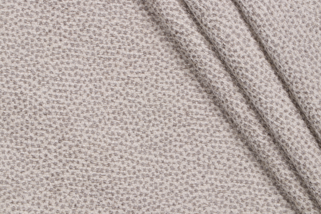 1.25 Yards Angela Woven Chenille Upholstery Fabric in Moonstone