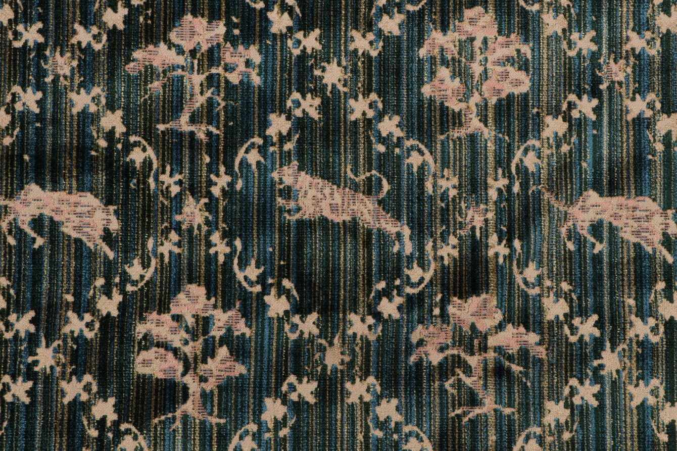 .88 Yards Scalamandre Santini Bis Groispoint Velvet Upholstery Fabric ...