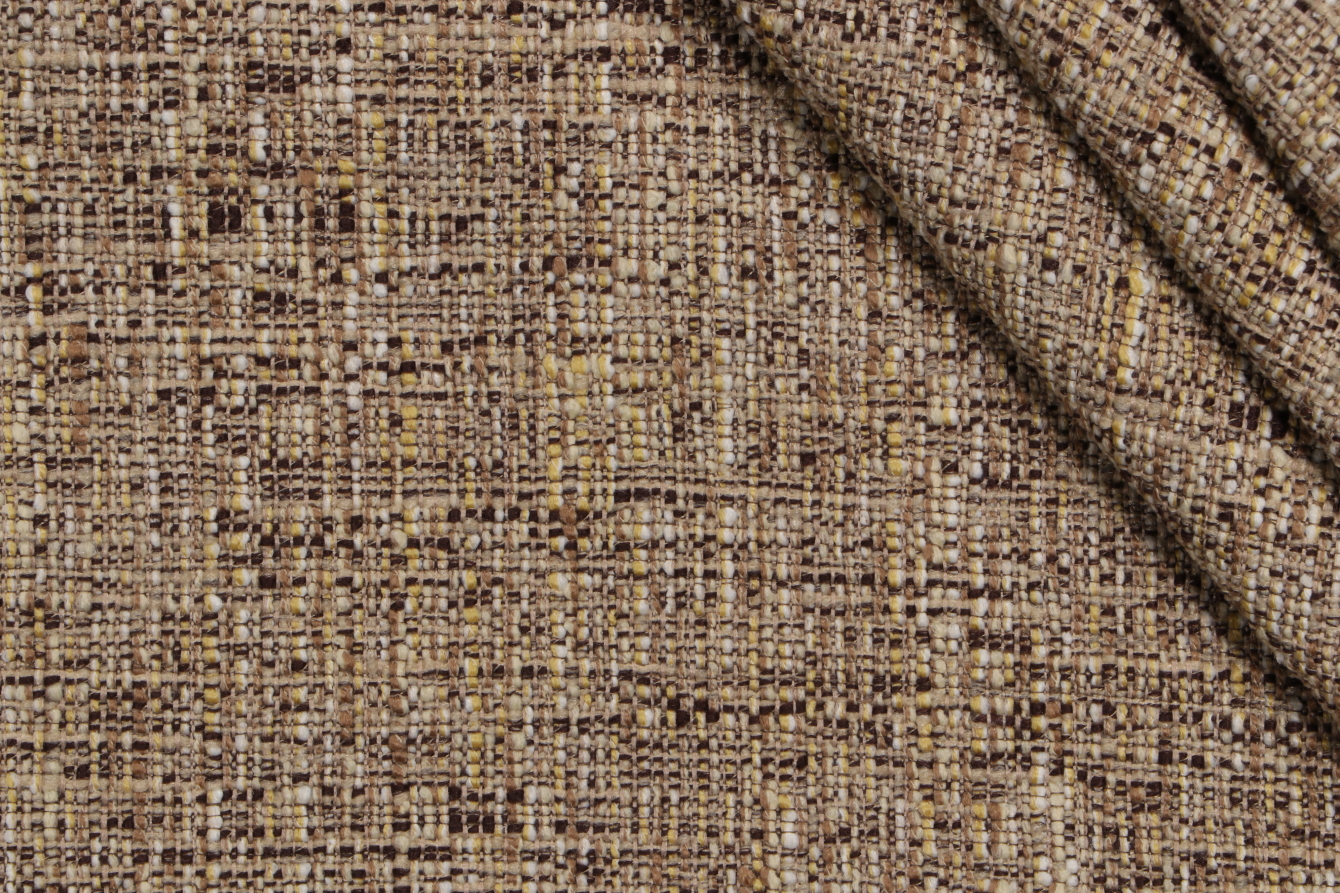 10.5 Yards Covington Ambrosia Woven Upholstery Fabric in 502-Tuscan Brown