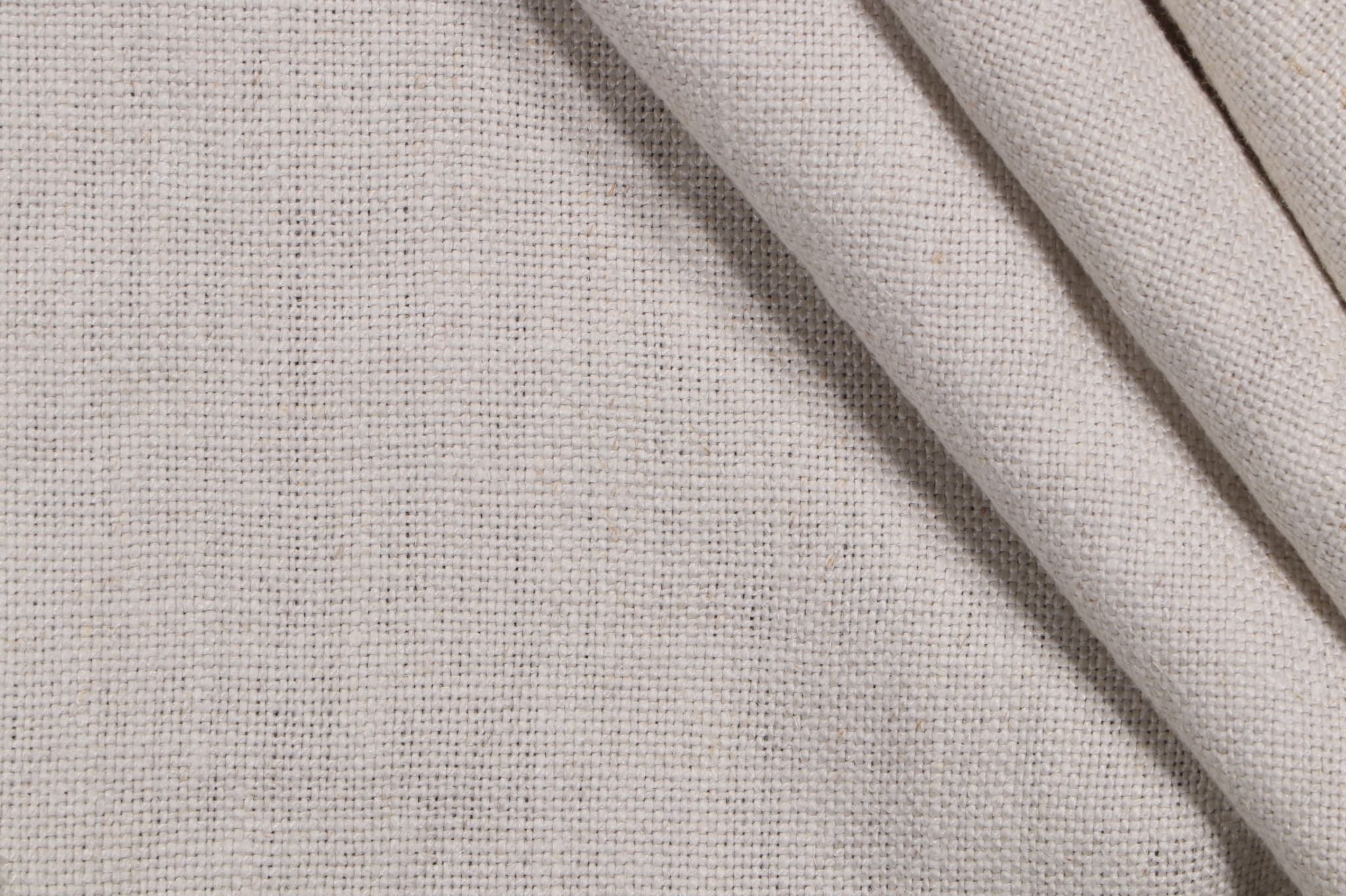 1 Yards Rowe Woven Linen Upholstery Fabric in Natural