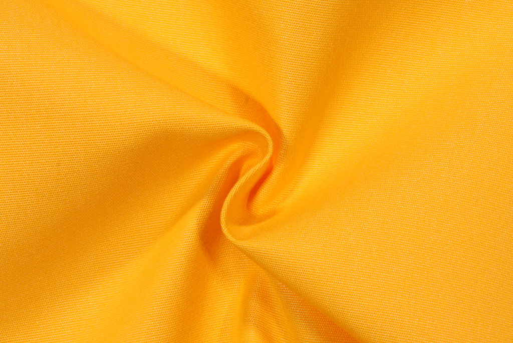Sunbrella Canvas Woven Yarn Dyed Acrylic Outdoor Fabric in Sunflower Yellow